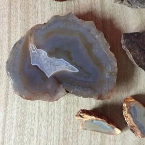 9 Cut Geode Agate Slabs & Pieces ~ Lapidary, Rock ~ Over 8lb Lot - Etsy