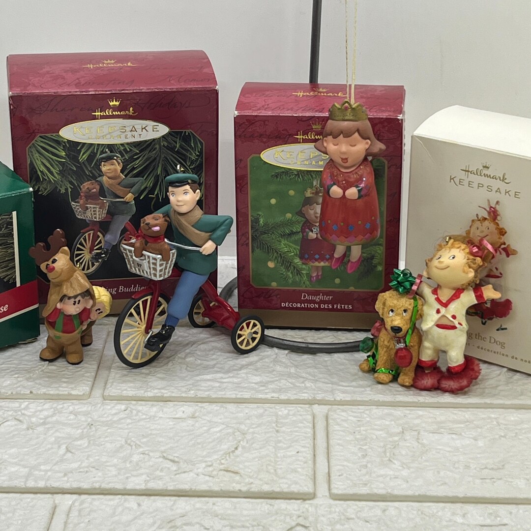 3x Vintage Hallmark Keepsake Christmas Ornaments ~ Deer Disguise ...