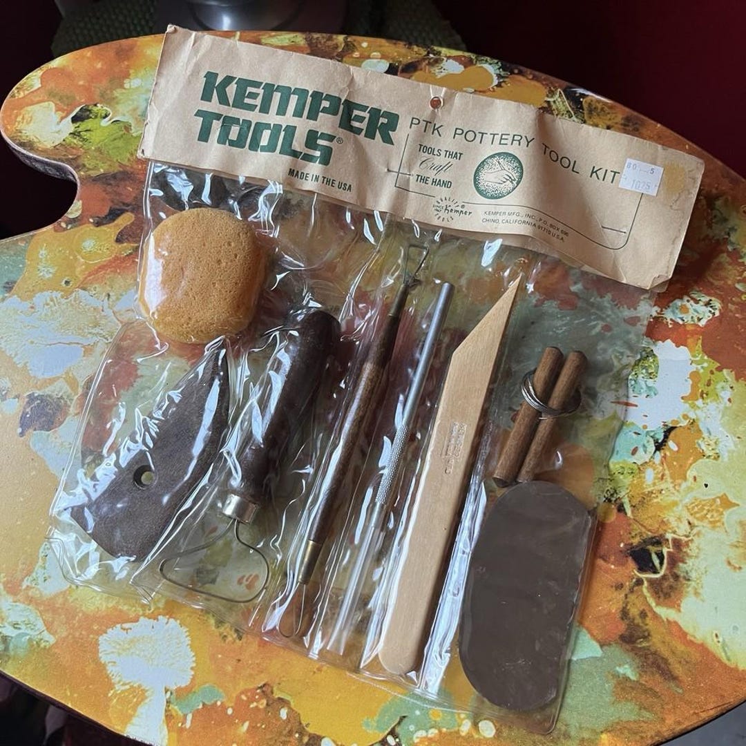 Vintage Kemper Tools Pottery Tool Kit PTK 8-piece Made in USA NOS - Etsy