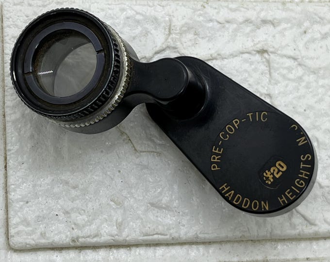 Vintage Magnifying Loupe . Pre-cop-tic #20, Haddon Heights, NJ - Etsy