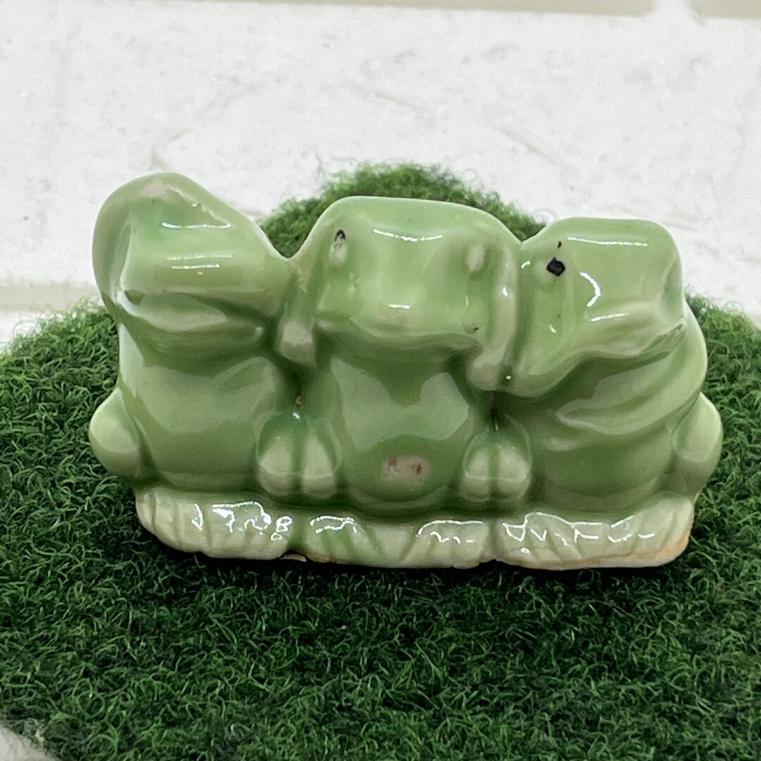 Three Wise Frogs Vintage See, Hear, Speak No Evil Frog Figurine . Japan ...