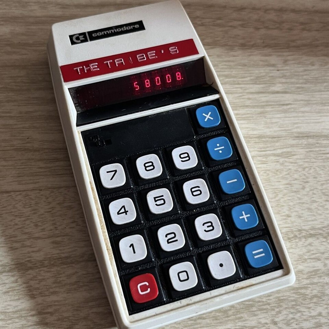Commodore Electronic Calculator Vintage 884D Red Readout Works - Etsy