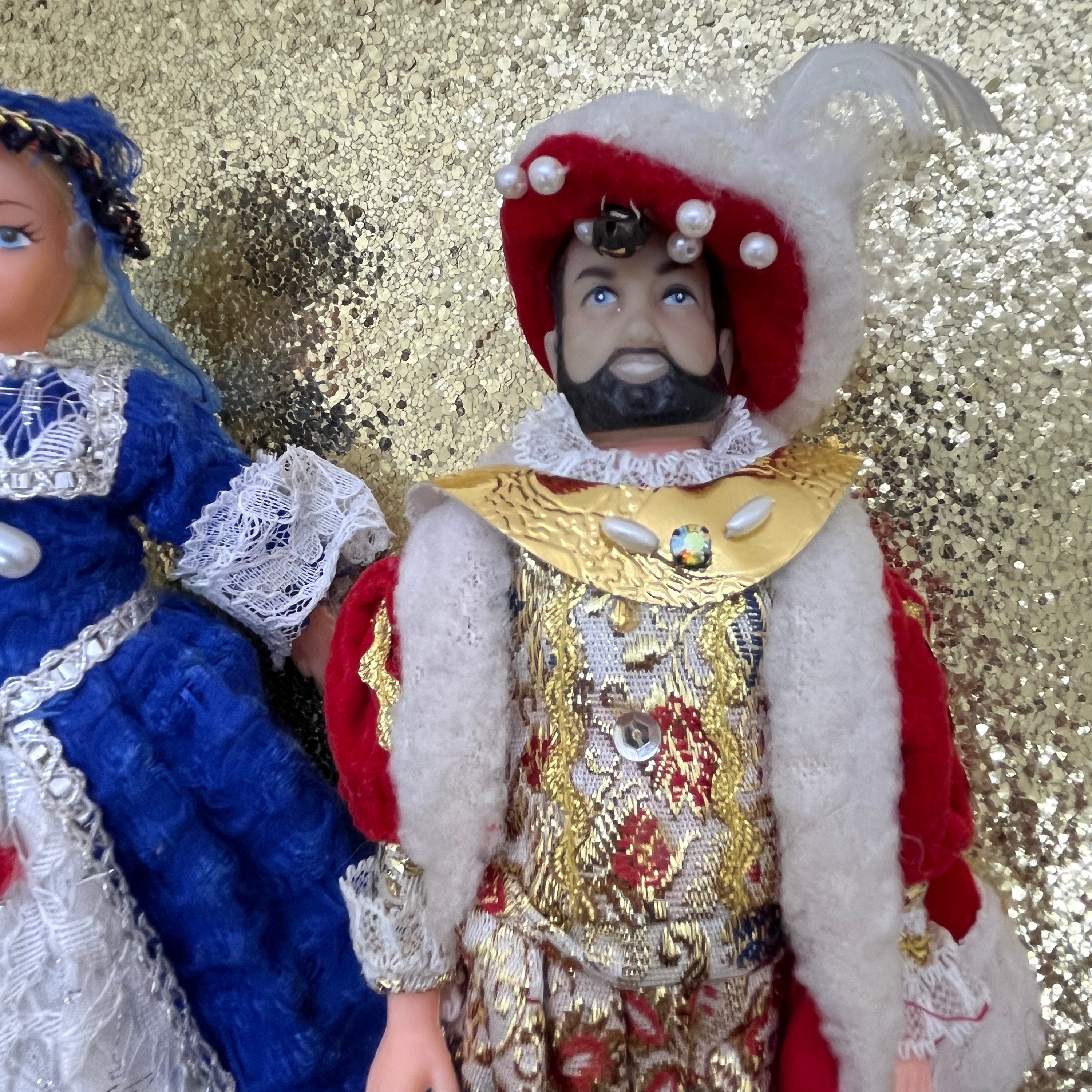 Vintage Henry VIII & 3rd Wife Jane Seymour Plastic/vinyl 7" Rexard ...