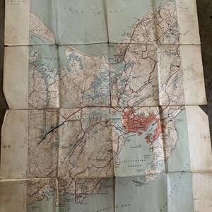 Vintage 1949 Geological Survey Map ~ Massachusetts W. Handwritten ...