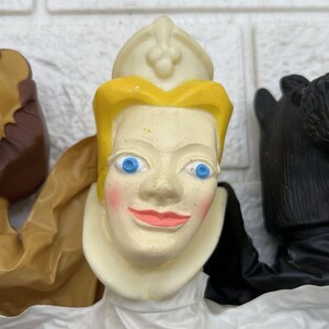 3 Vintage Wizard of Oz Hand Puppets . Glenda the Good Witch, Toto ...