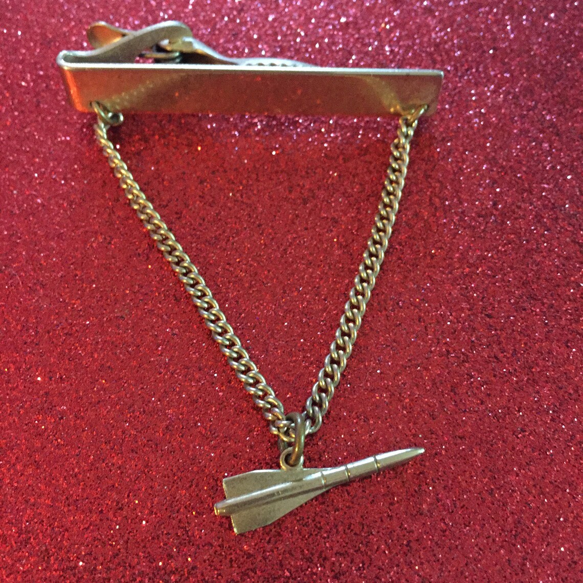 Vintage Rocket Tie Bar Missile Tie Clip - Etsy