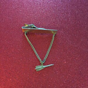 Vintage Rocket Tie Bar, Missile Tie Clip - Etsy