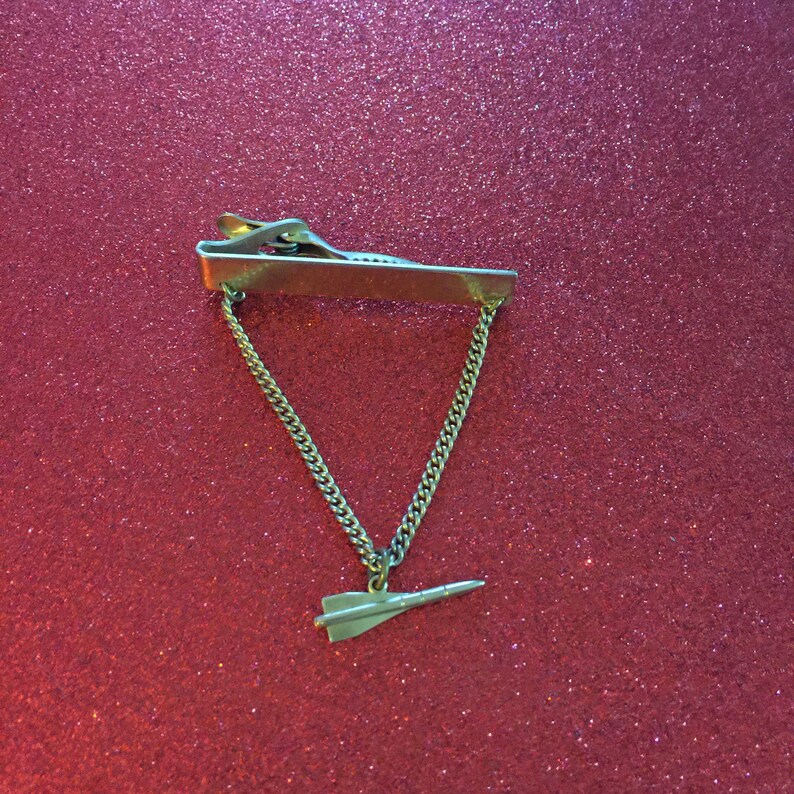 Vintage Rocket Tie Bar Missile Tie Clip - Etsy