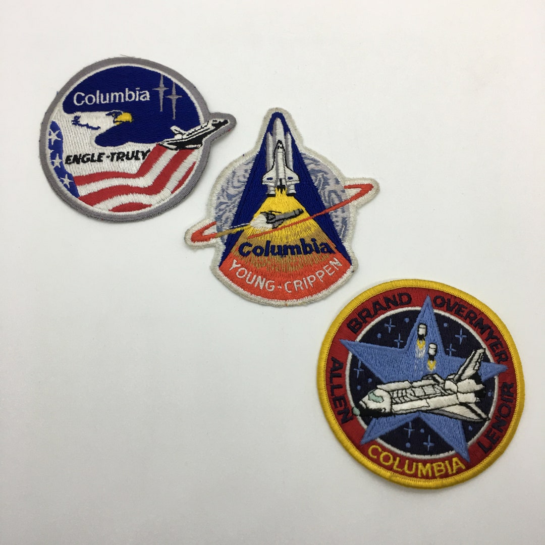 3 Vintage 1981 NASA Space Shuttle Columbia Patches, Unused - Etsy