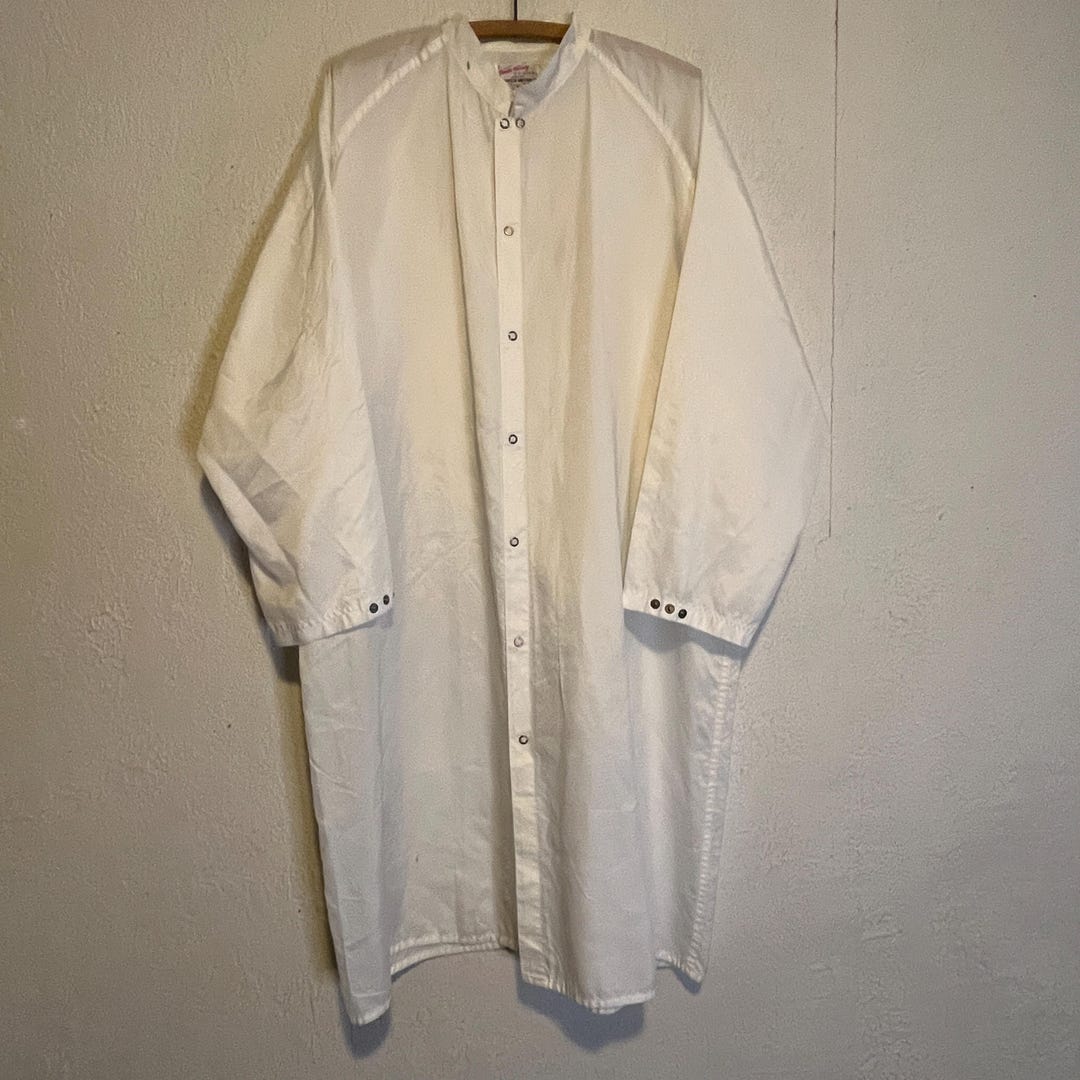 Vintage White Dacron Lab Coat Uniform Jacket, A Martin Murray Original ...