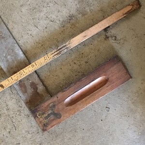 Vintage Stanley Tools ~ Folding Ruler & 12" Sweetheart Try Square W ...