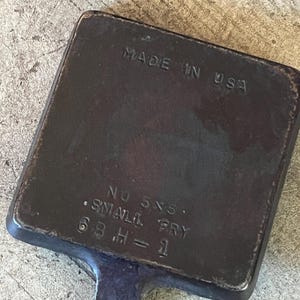 Atlanta Stove Works Vintage Small Fry Cast Iron Skillet No 5x5 68H-1 - Etsy