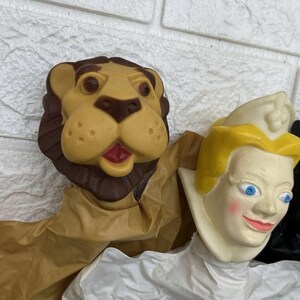 3 Vintage Wizard of Oz Hand Puppets . Glenda the Good Witch, Toto ...
