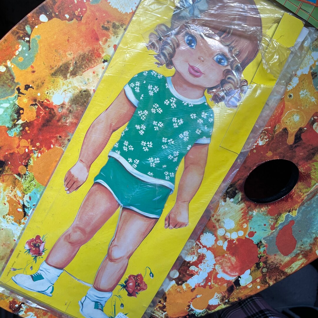 Large Vintage Paper Doll, Printed in Belgium - Etsy