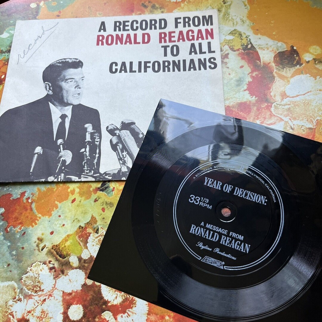 Vintage A Record From Ronald Reagan to All Californians Year of ...