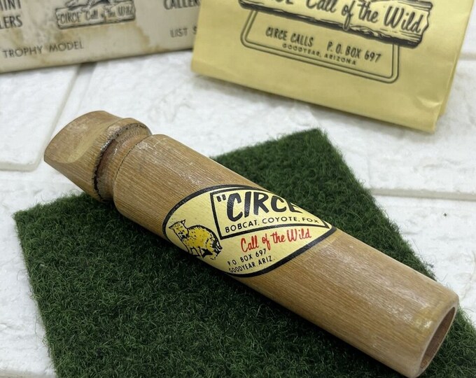 Circe Trophy Model Varmint Caller Vintage Wood Professional Model Call ...