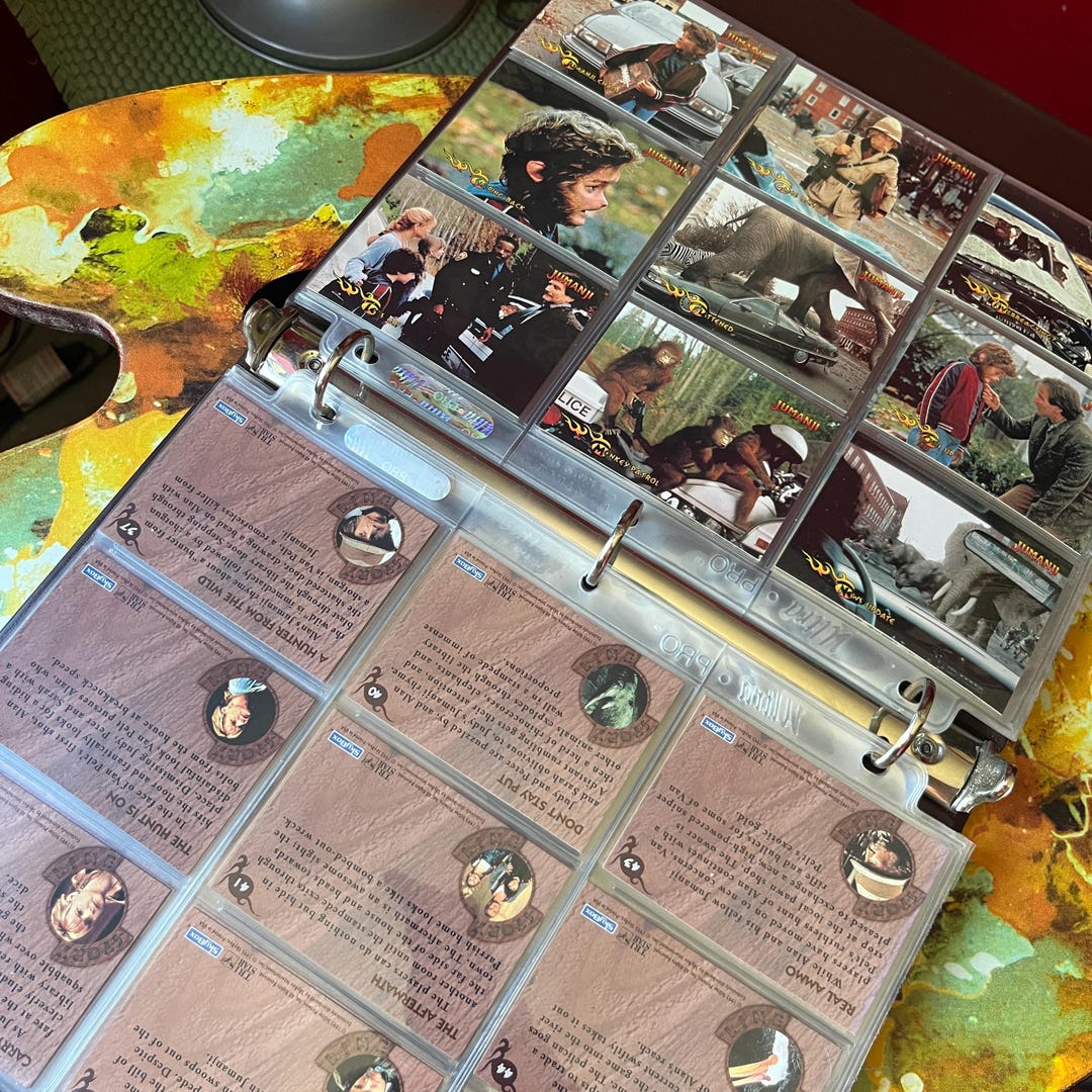 Vintage 1990s Jumanji Movie Trading Card Lot . 93 Cards in Binder - Etsy