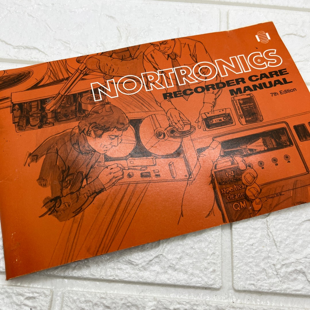 Vintage 1975 Nortronics Recorder Care Manual, 7th Edition - Etsy
