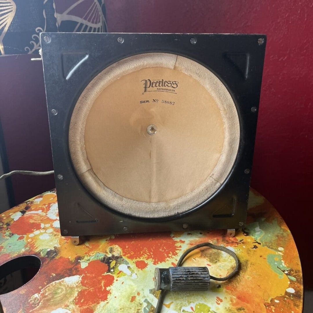 Vintage Peerless Reproducer Speaker Serial# 58082 United Radio Corp - Etsy