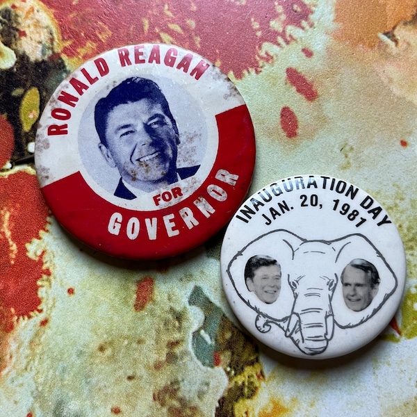 Ronald Reagan Pin Vintage - Etsy