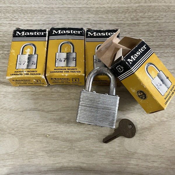 Vintage Master Lock - Etsy