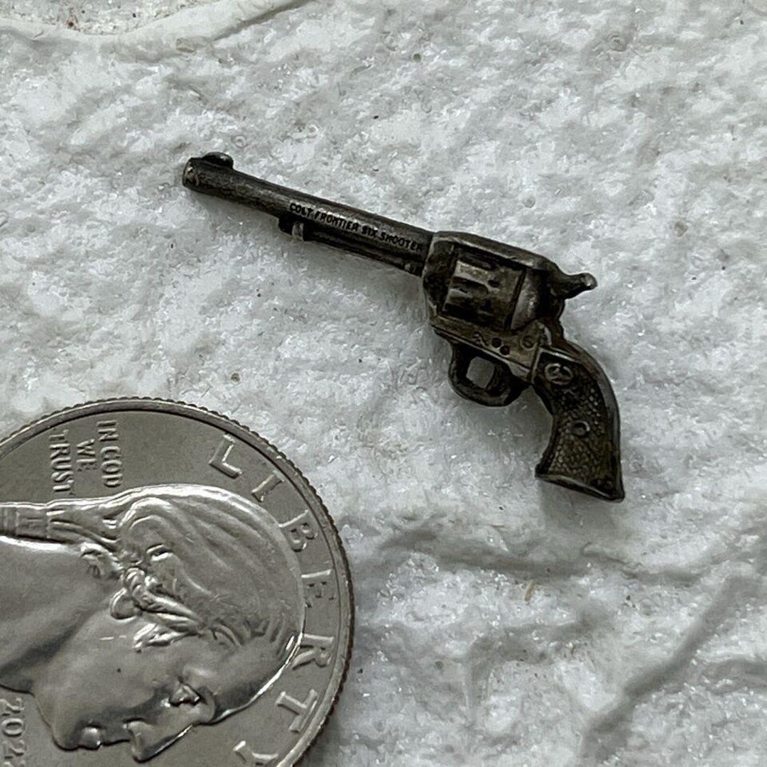 Vintage Sterling Silver Revolver Pin . Colt Frontier Six Shooter by ...