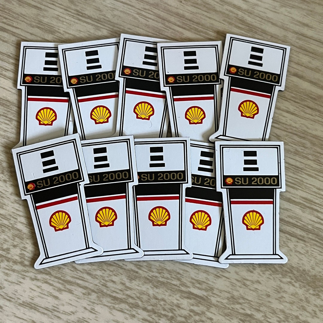 10 X Vintage Shell Gasoline SU 2000 Gas Pump Refrigerator Magnets - Etsy