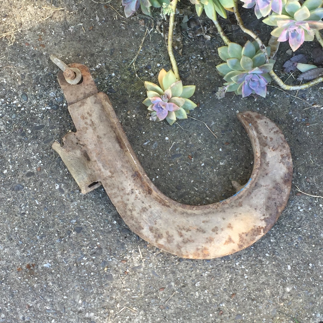 Large Industrial Salvage Hook 10 Lbs Rustic, Farm Salvage - Etsy