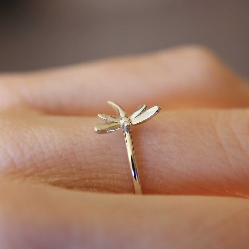 Silver Dragonfly - Etsy