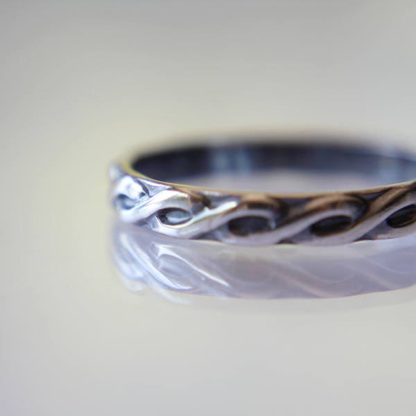 Silver Twisted Ring - Etsy