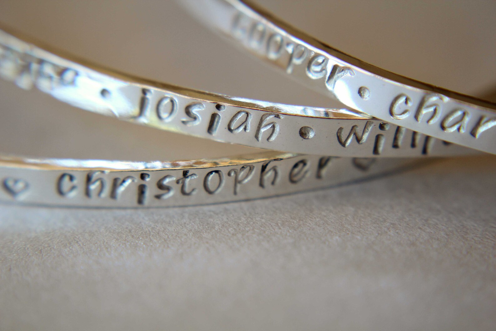 Personalized Sterling Silver Name Bracelet Engraved Mothers - Etsy