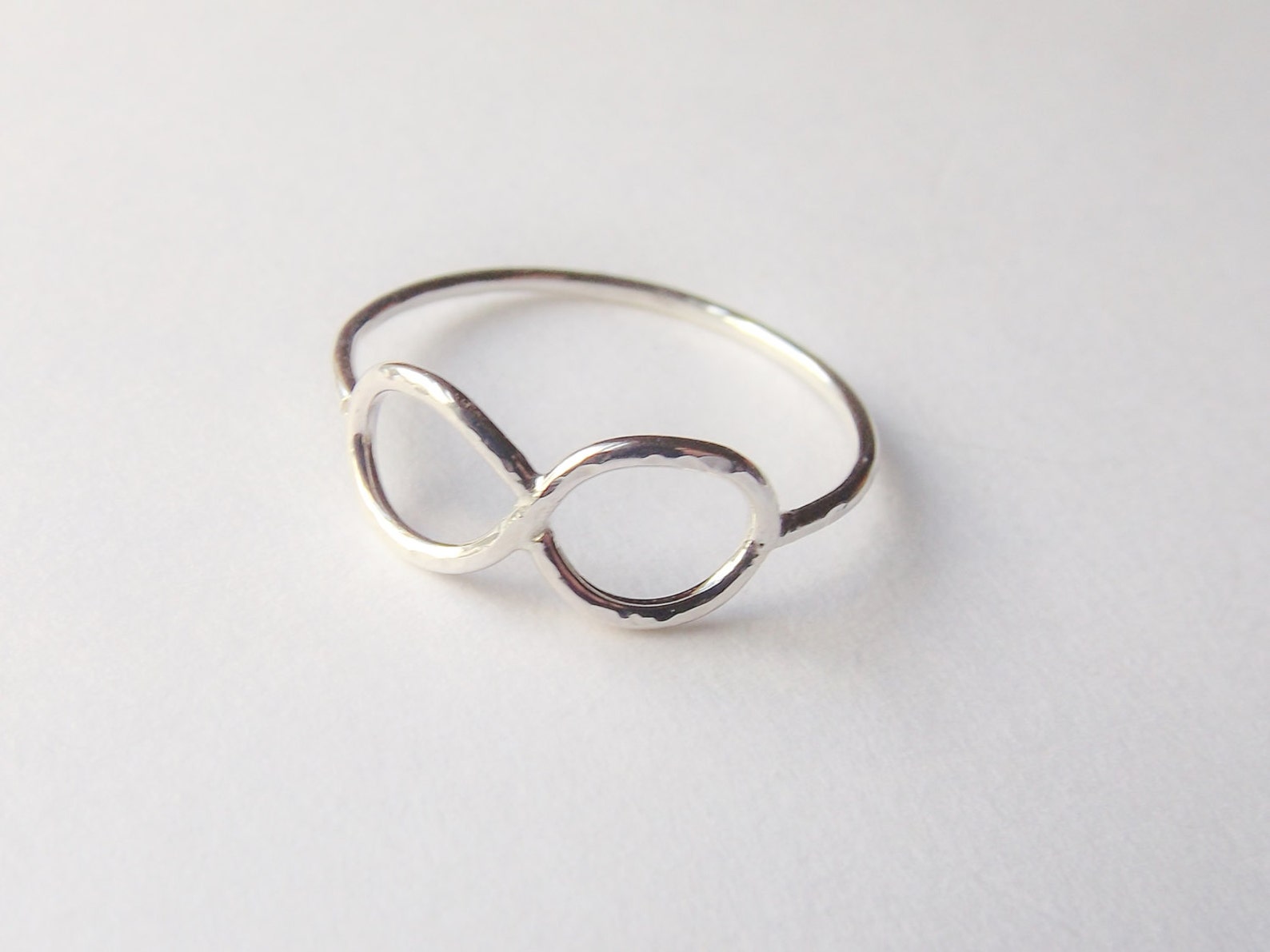 Minimalist Infinity Ring Forever Ring Stacking Ring | Etsy