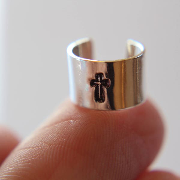 Cross Ear Cuff - Etsy