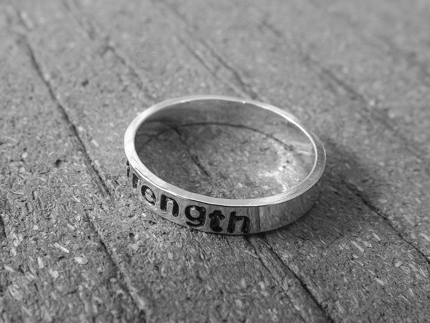 Inspirational Ring Customizable Inspirational Ring Strength | Etsy