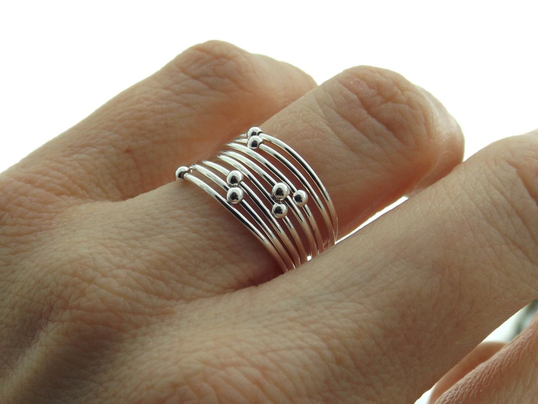 Choose Your Orbit Ring, Spinner Rings, Stacking Rings, Modern Sterling ...