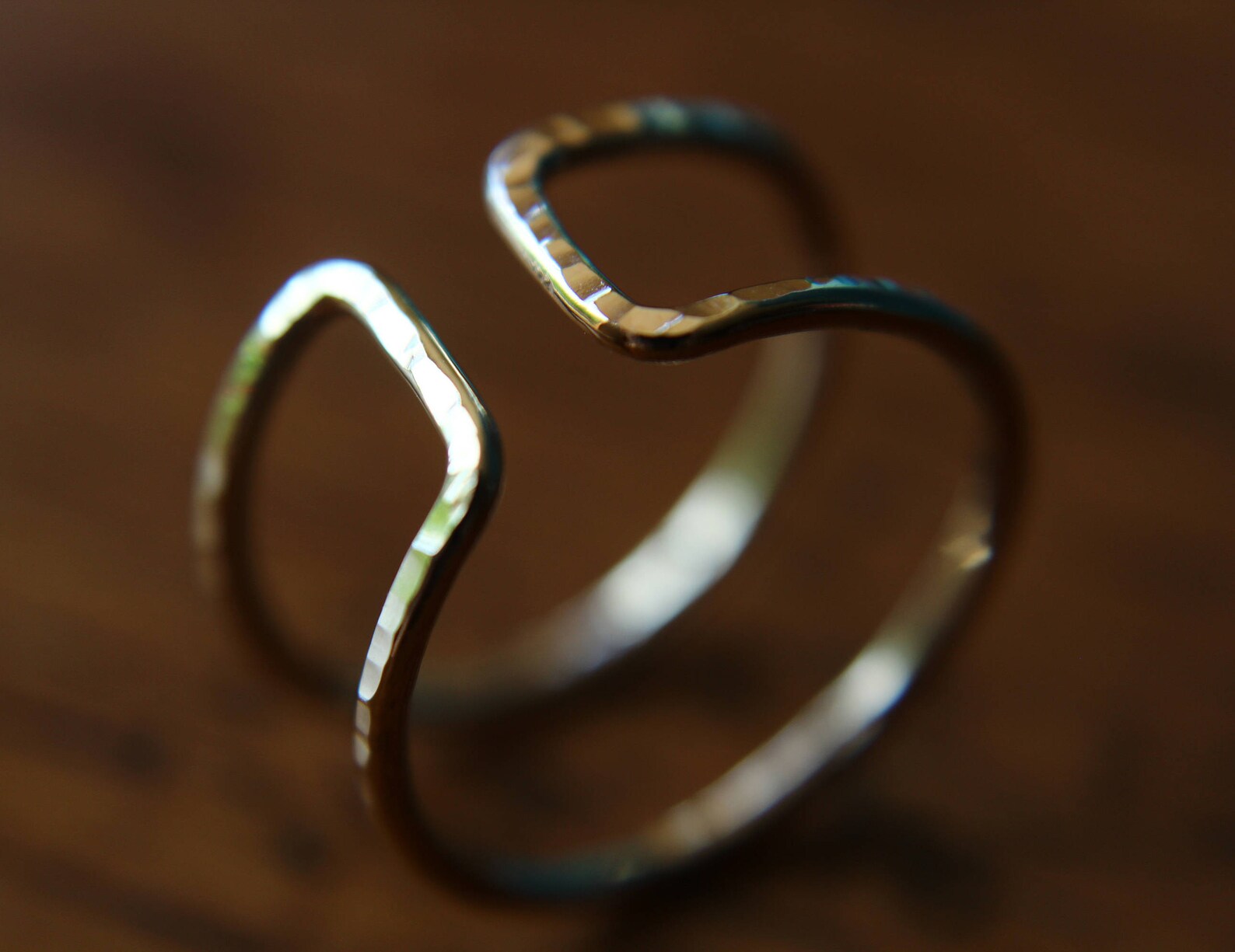 Open Bar Ringparallel Bar Ringdouble Bar Ringgold Bar - Etsy