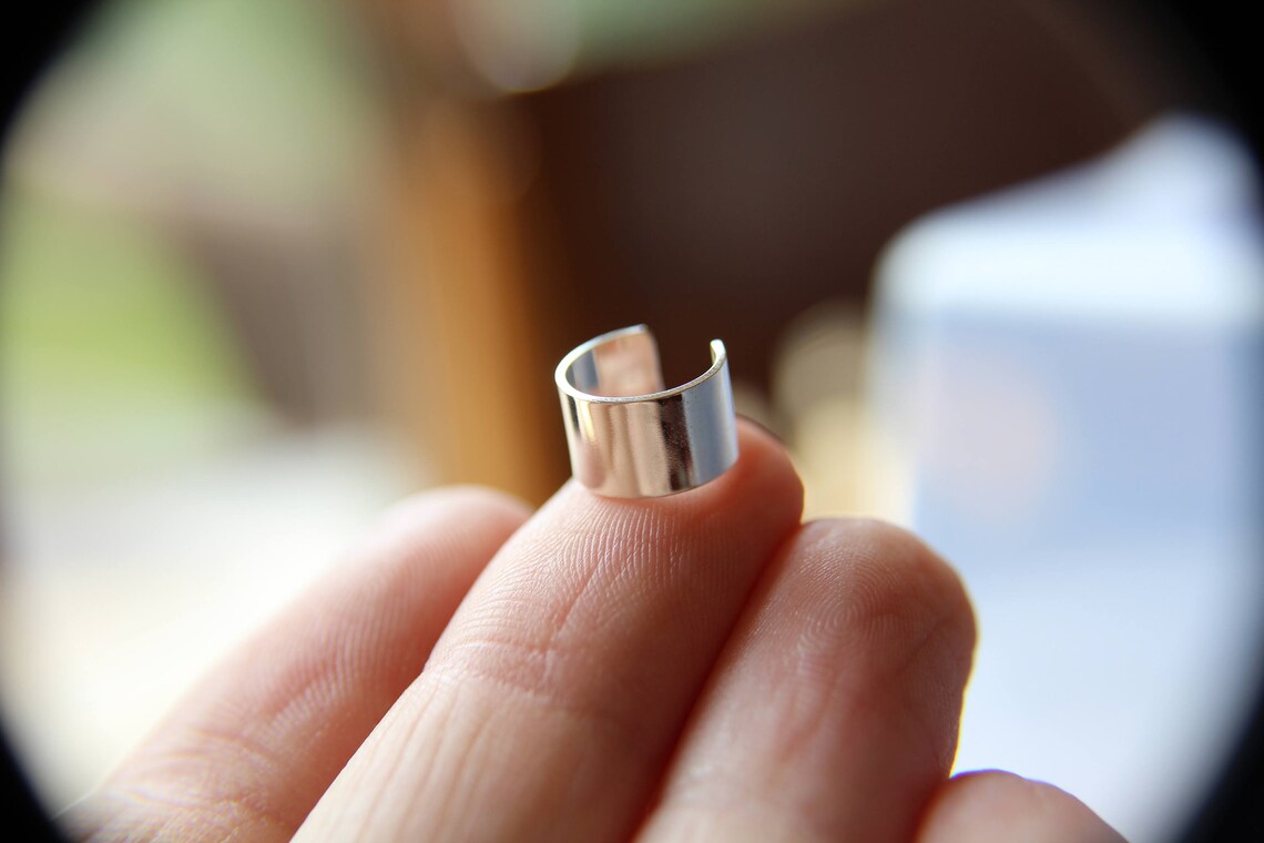 Simple Smooth Slim Upper Ear Cuff Ear Cuff Everyday Ear - Etsy