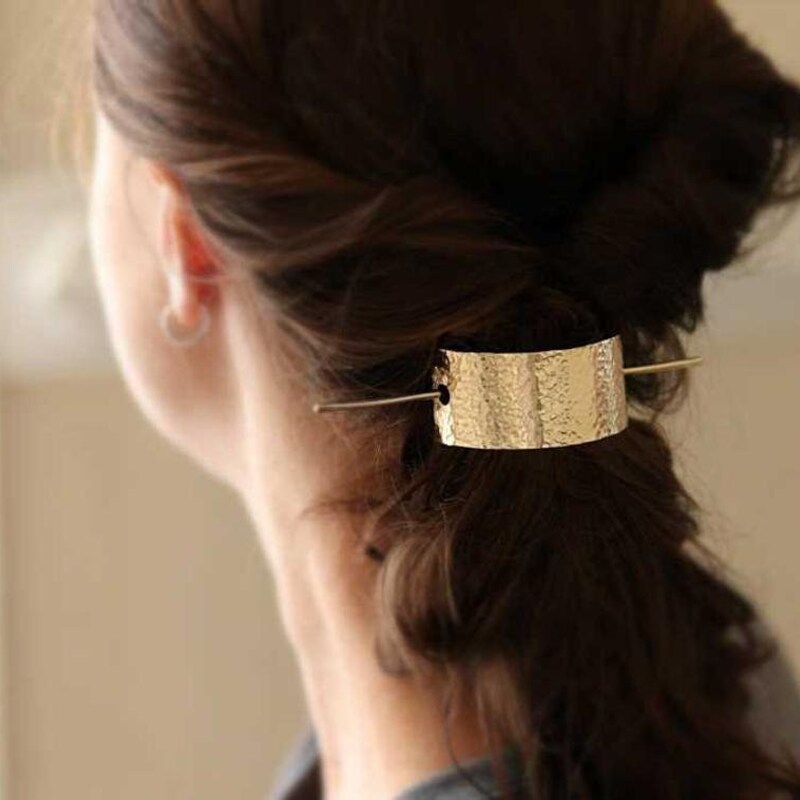 Leather Hair Slide - Etsy