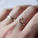 Wave Ring, Ocean Wave Ring, Ocean Ring, Simple Wave Ring, Smooth Wave ...