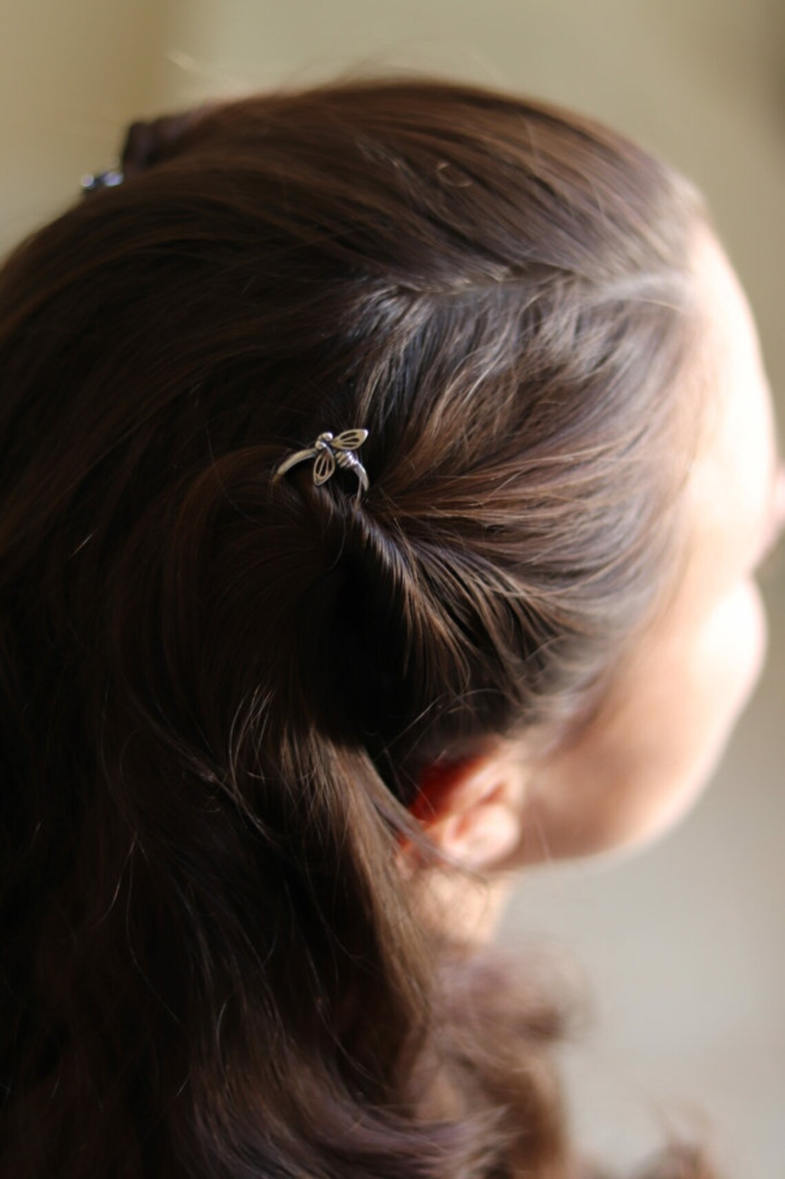 Hair Pins 3 Hair Pin Small Hair Fork Bee Hair Pin - Etsy