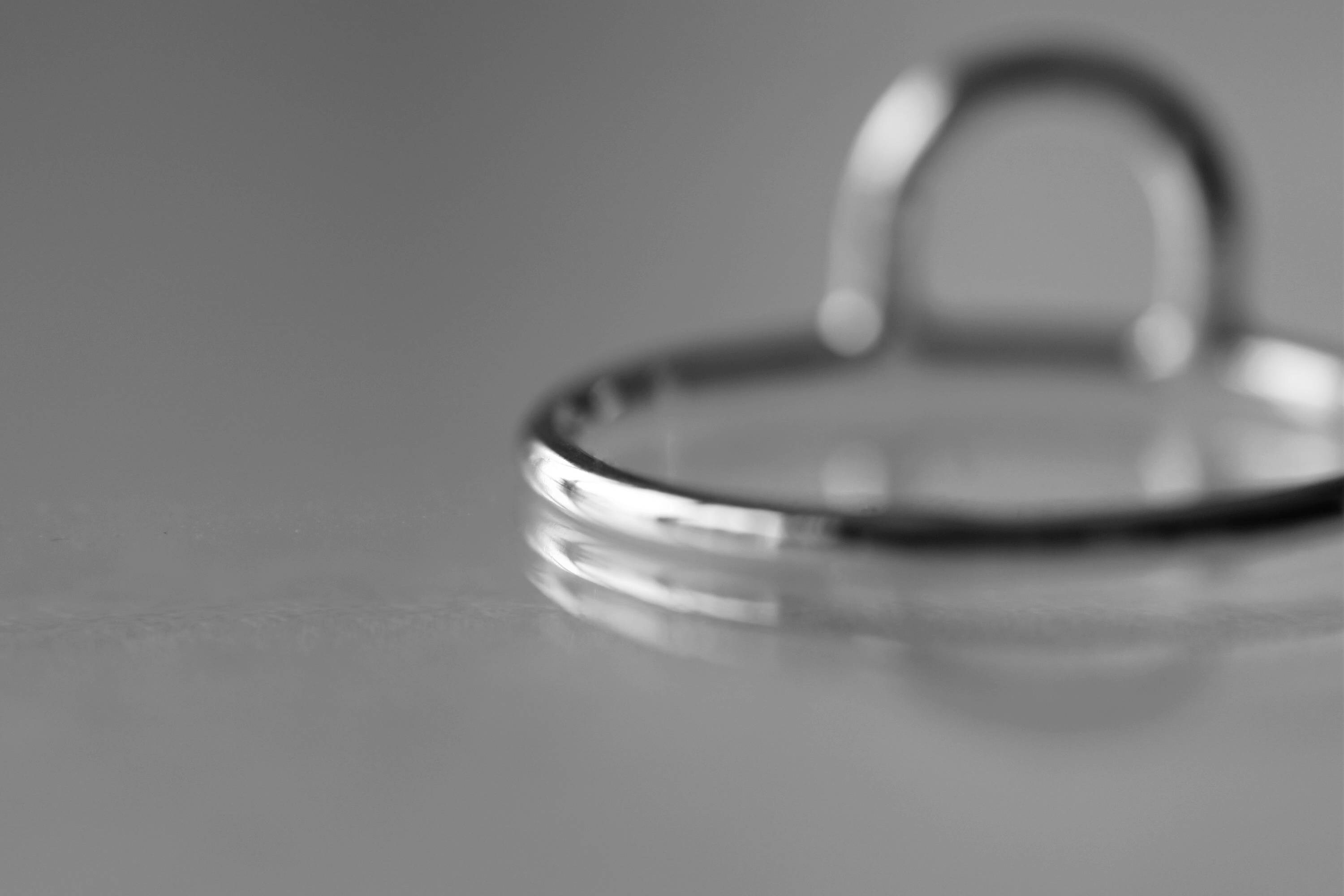 Arc Ring Arch Ring Half Circle Ring Simple Band Semi | Etsy