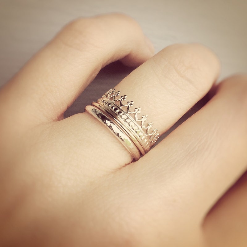 Crown Ring - Etsy