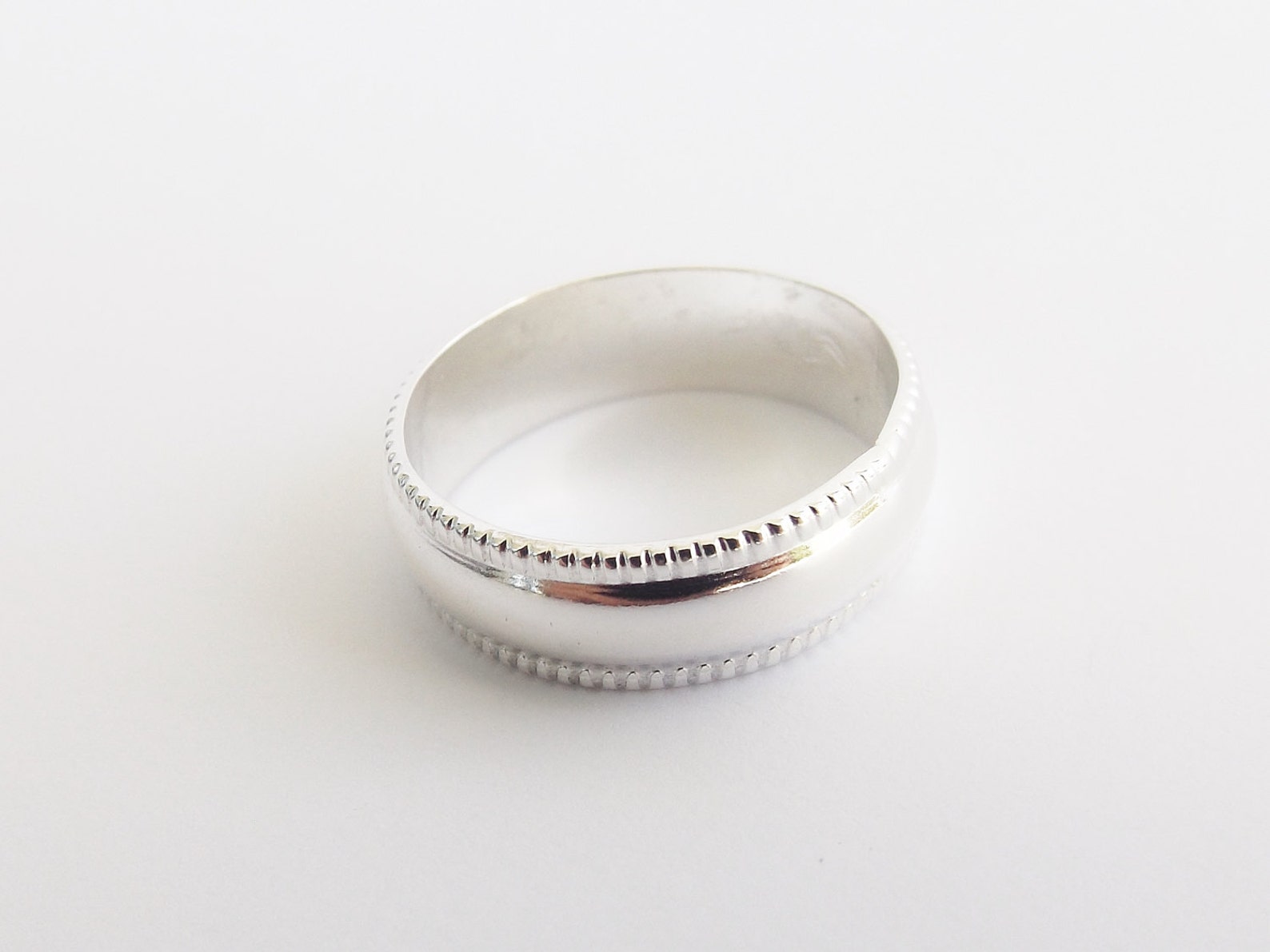 Wide Band Ring,wide Ring,big Silver Ring,thick Band Ring,textured Ring ...