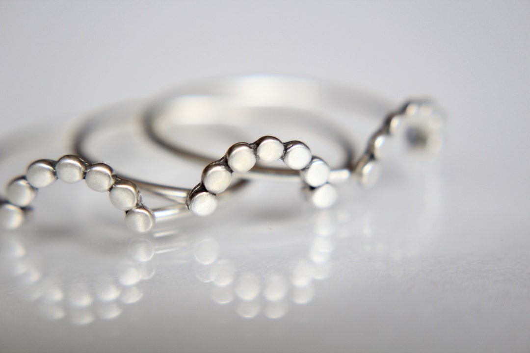 Arc Ring, Arch Ring, Half Circle Ring, Simple Band, Semi Circle Ring ...