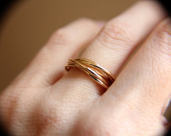Gold Interlocking Rings, Thumb Rings, Gold Thumb Ring, Interlocking ...