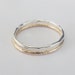 Simple Stacking Set,mixed Metals Ring Set,textured Rings,faceted Ring ...