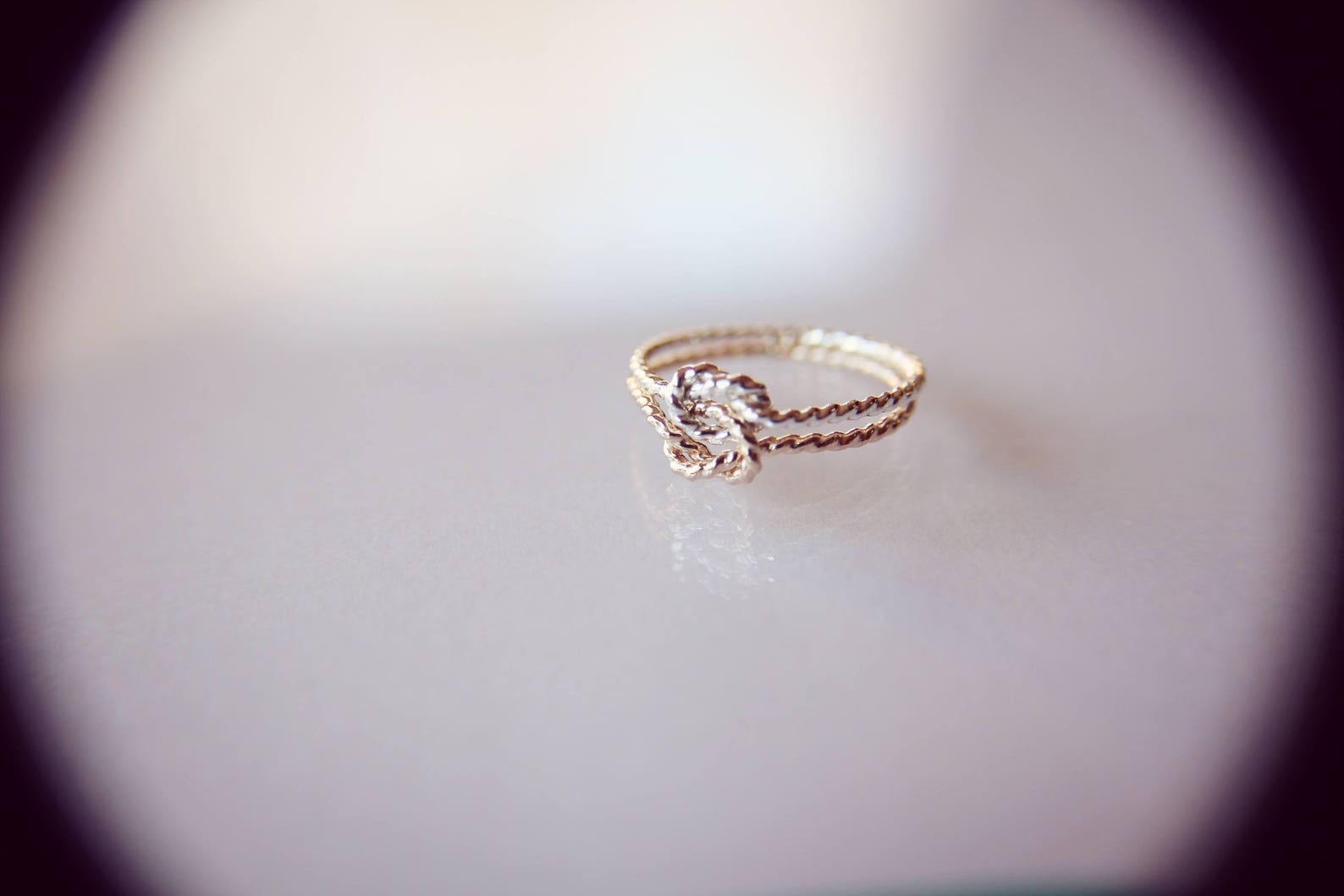 Double Rope Knot Ring Knot Rings Minimalist Love Rings Tie - Etsy