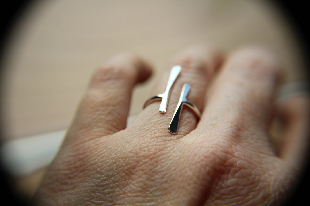 Double Bar Ring, Long Parallel Bar Ring, Parallel Ring, Long Bar Ring ...