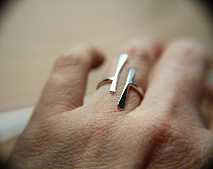 Double Bar Ring, Long Parallel Bar Ring, Parallel Ring, Long Bar Ring ...