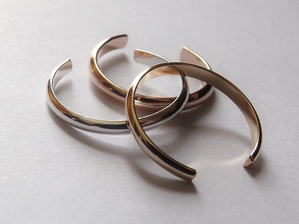 Simple Ear Cuff Choose Your Set Mixed Metal Ear Cuffs - Etsy